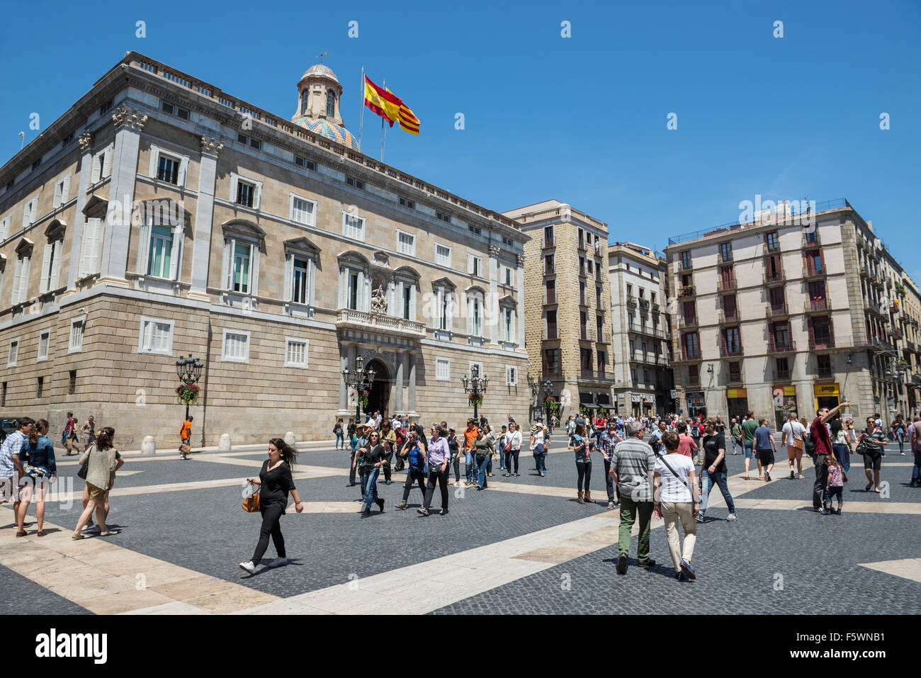 Palace of the government of catalonia hi-res stock photography and ...