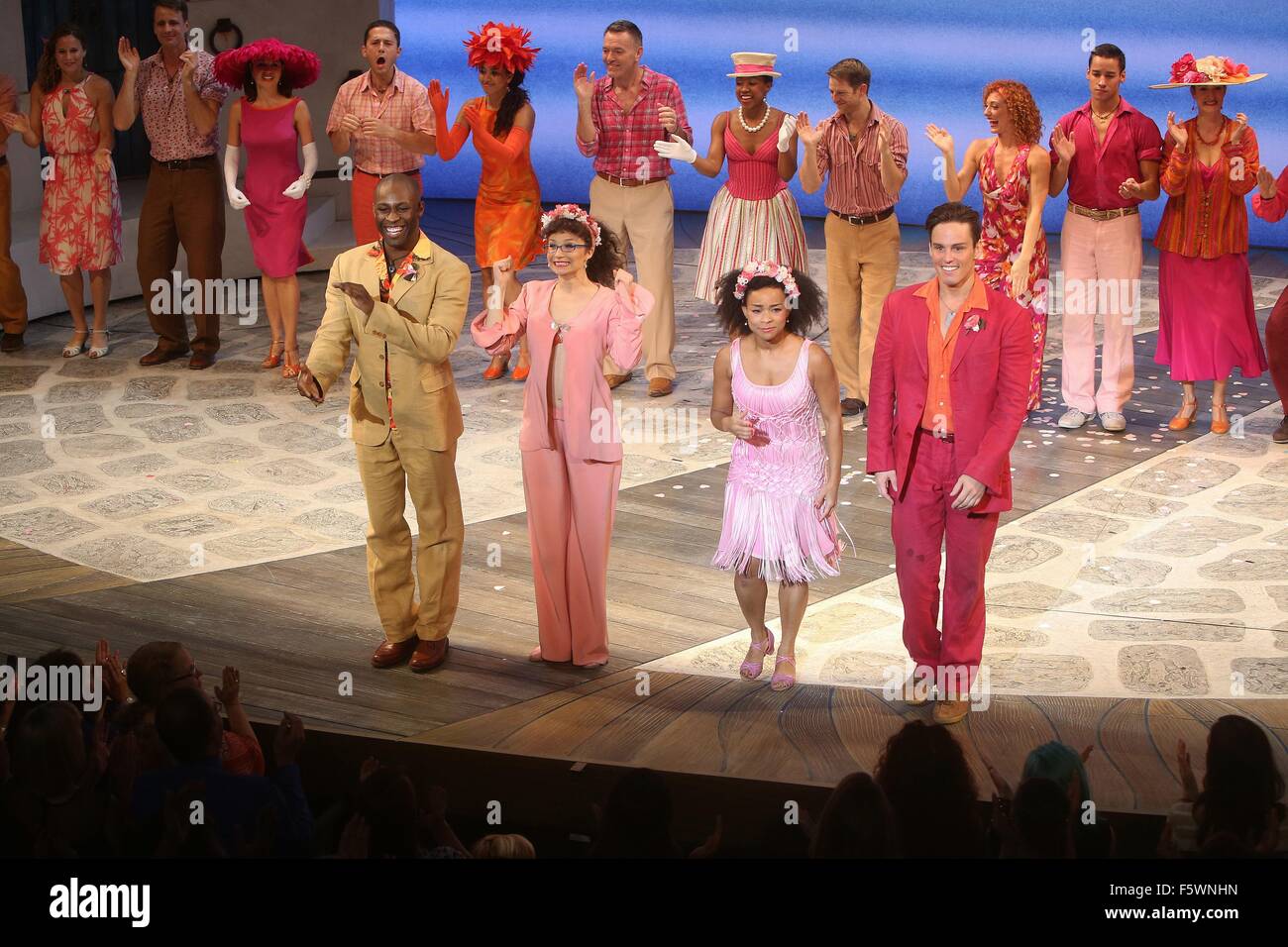 Closing night of the Broadway musical Mamma Mia at the Broadhurst ...
