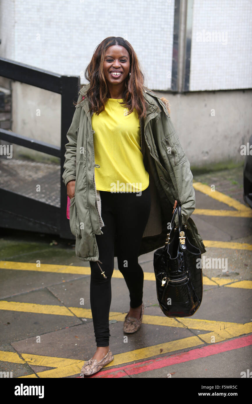 June Sarpong outside ITV Studios Featuring: June Sarpong Where: London ...