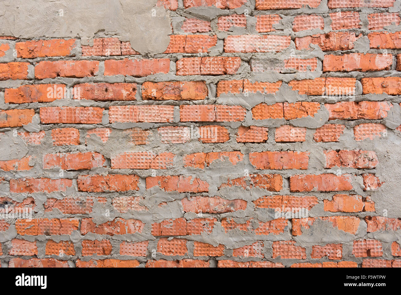 Red concrete block brick wall hi-res stock photography and images - Alamy