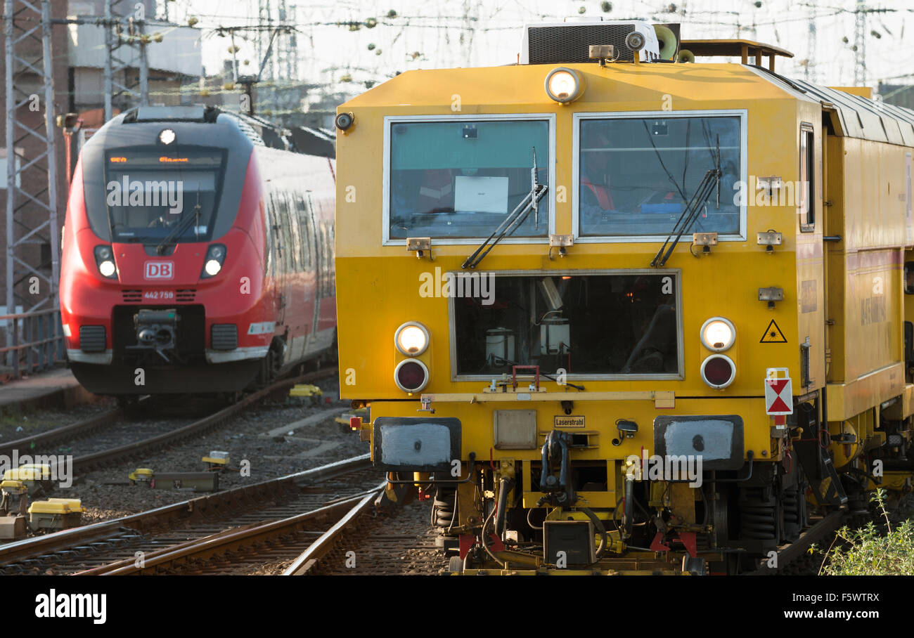 Maintenance railcar, Cologne, North Rhine-Westphalia, Germany Stock ...