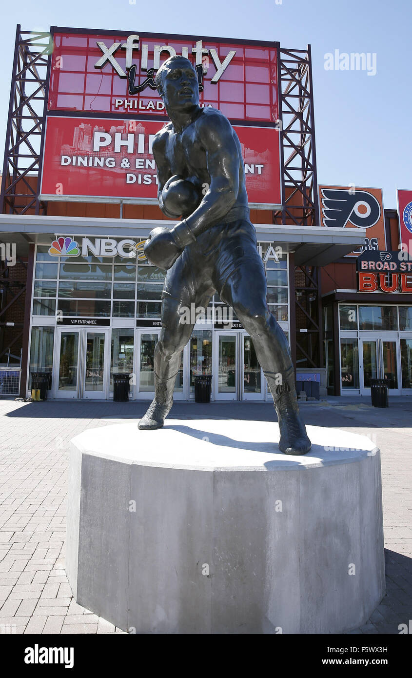 Boxing Great Joe Frazier Immortalized With Bronze Statue at Xfinity ...