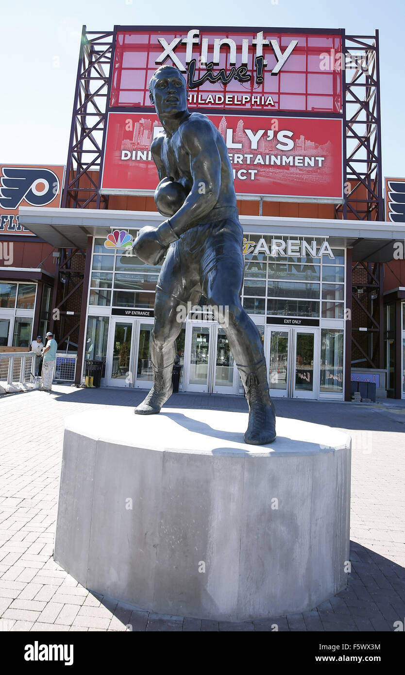 Boxing Great Joe Frazier Immortalized With Bronze Statue at Xfinity ...