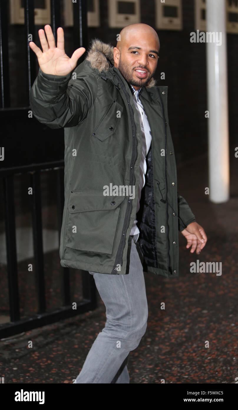 Andrew Shim and Thomas Turgoose outside ITV Studios Featuring: Andrew ...