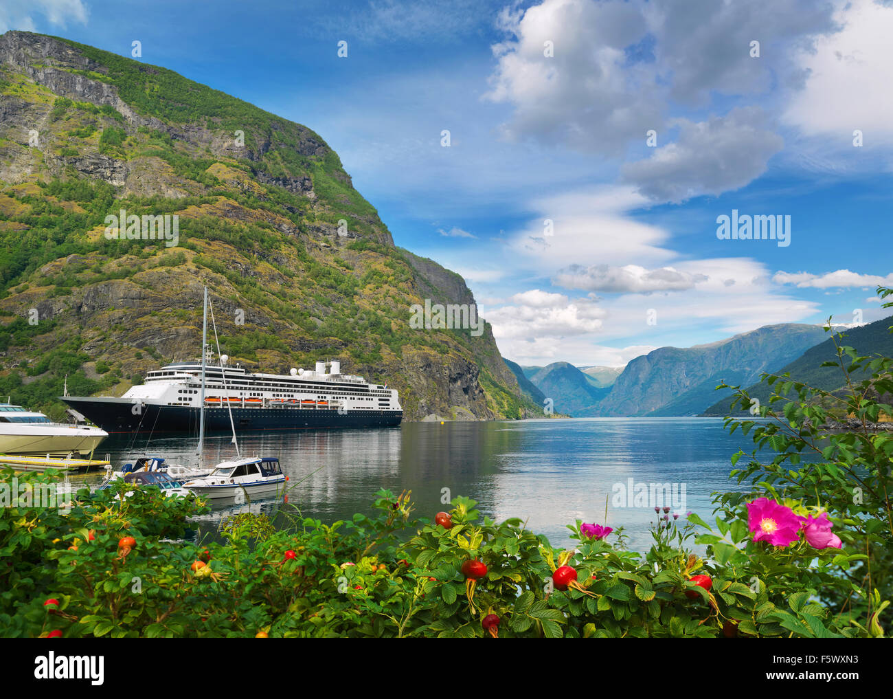 Fjord Sognefjord in Norway Stock Photo - Alamy