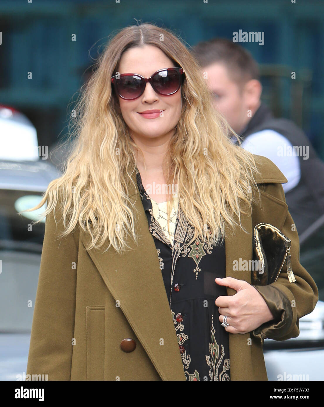 Drew Barrymore outside ITV Studios Featuring: Drew Barrymore Where ...
