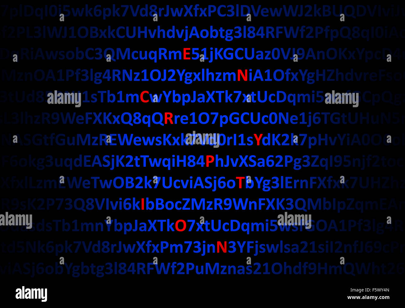 Red digital letters hi-res stock photography and images - Alamy