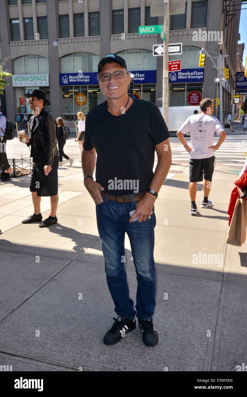 Steven Bauer out in New York Featuring: Steven Bauer Where: Manhattan ...
