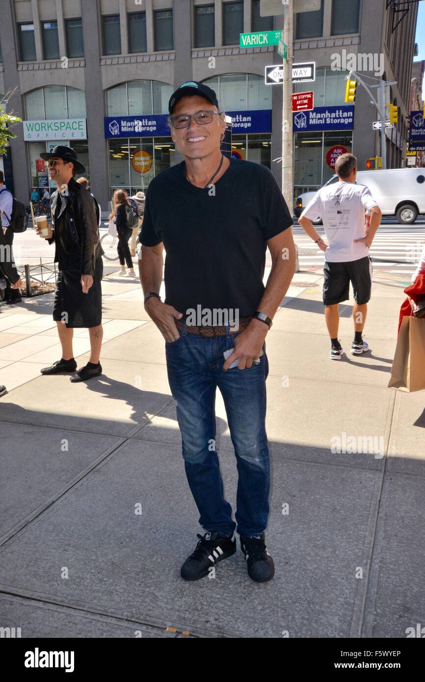 Steven Bauer out in New York Featuring: Steven Bauer Where: Manhattan ...