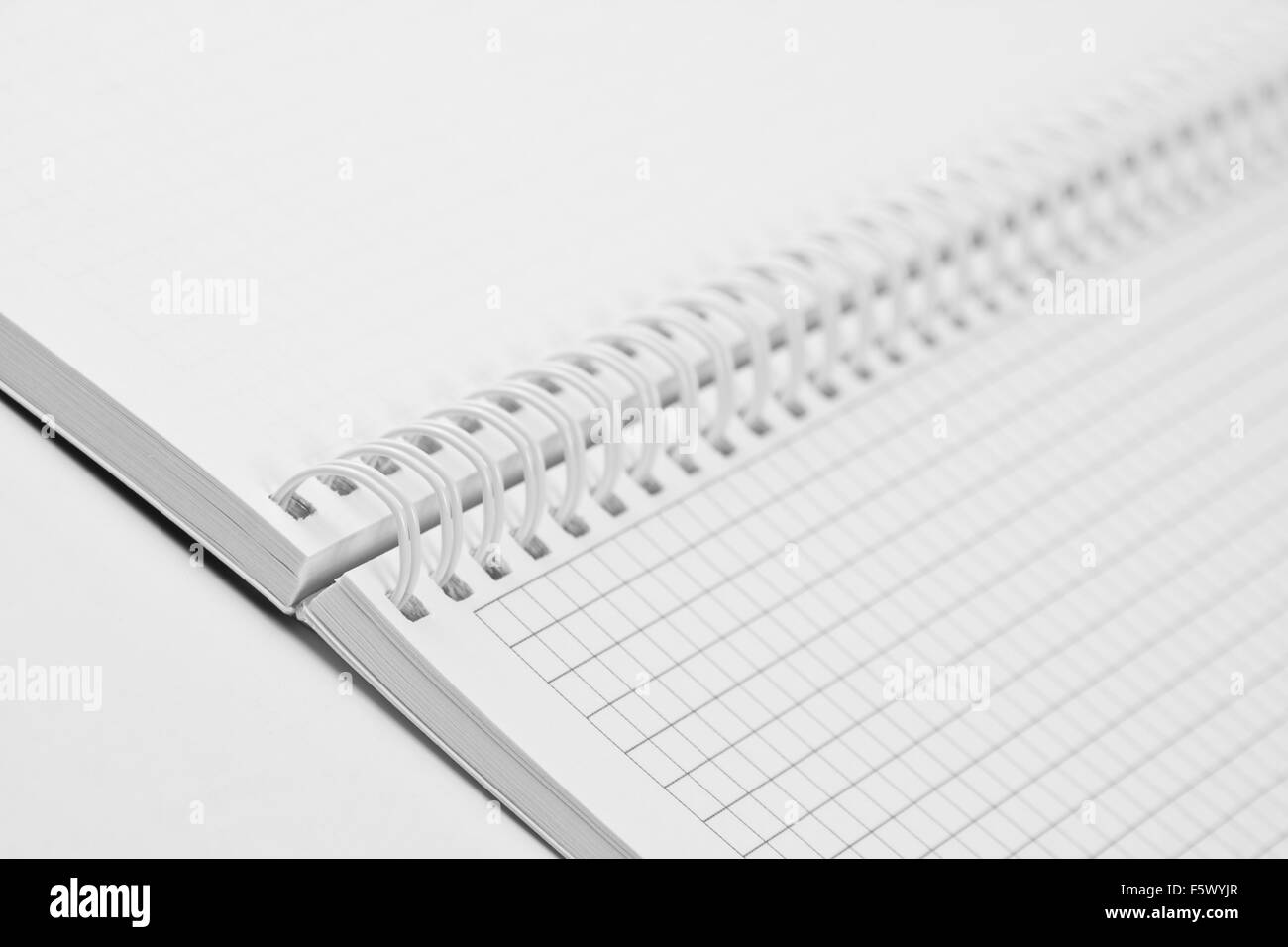 Open writing book Stock Photo - Alamy