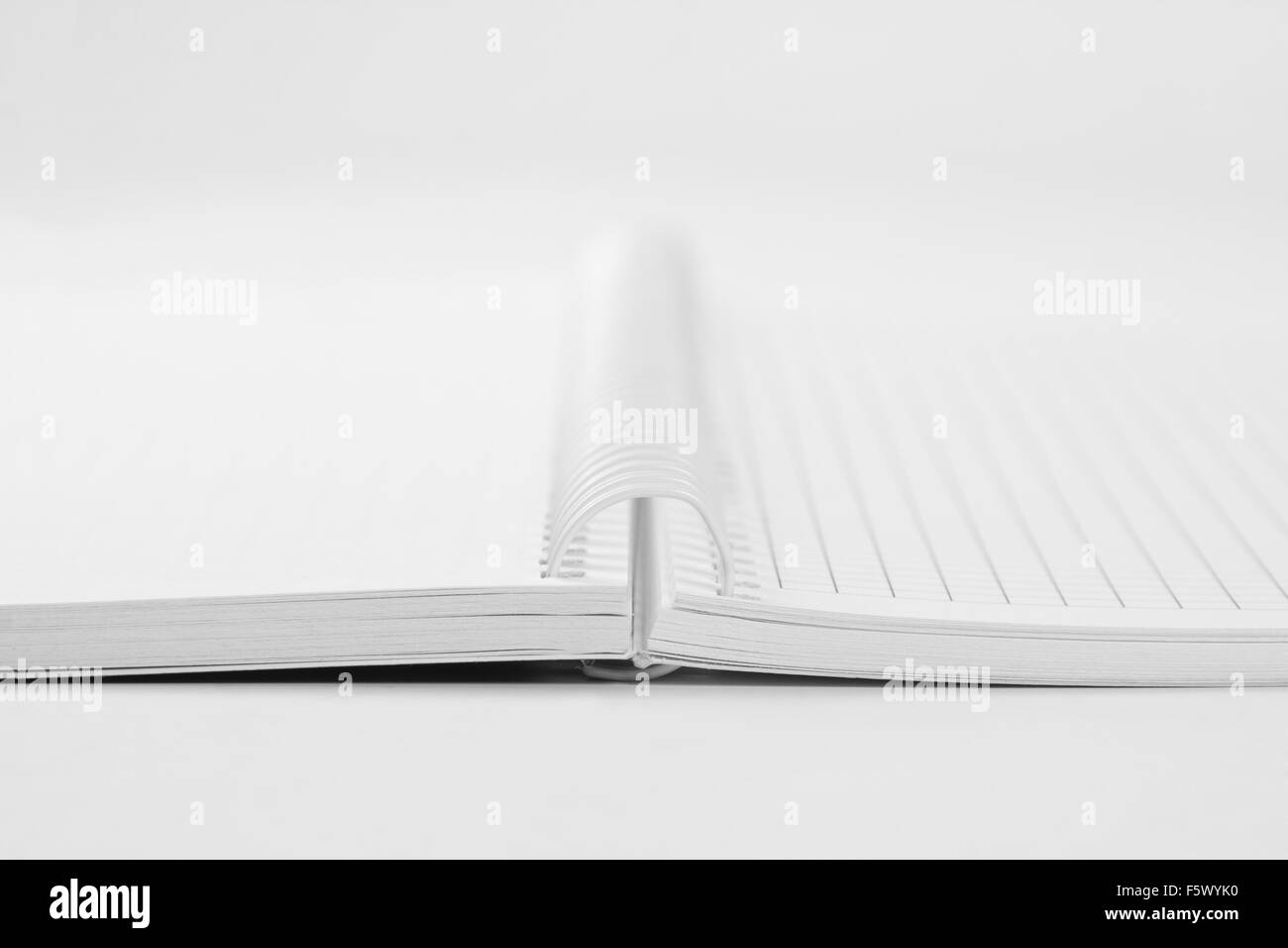 Open writing book Stock Photo - Alamy