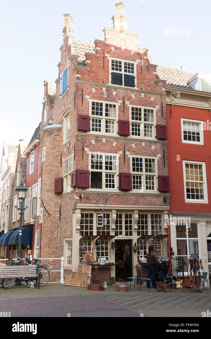 A traditional Dutch building in Delft, Netherlands Stock Photo - Alamy