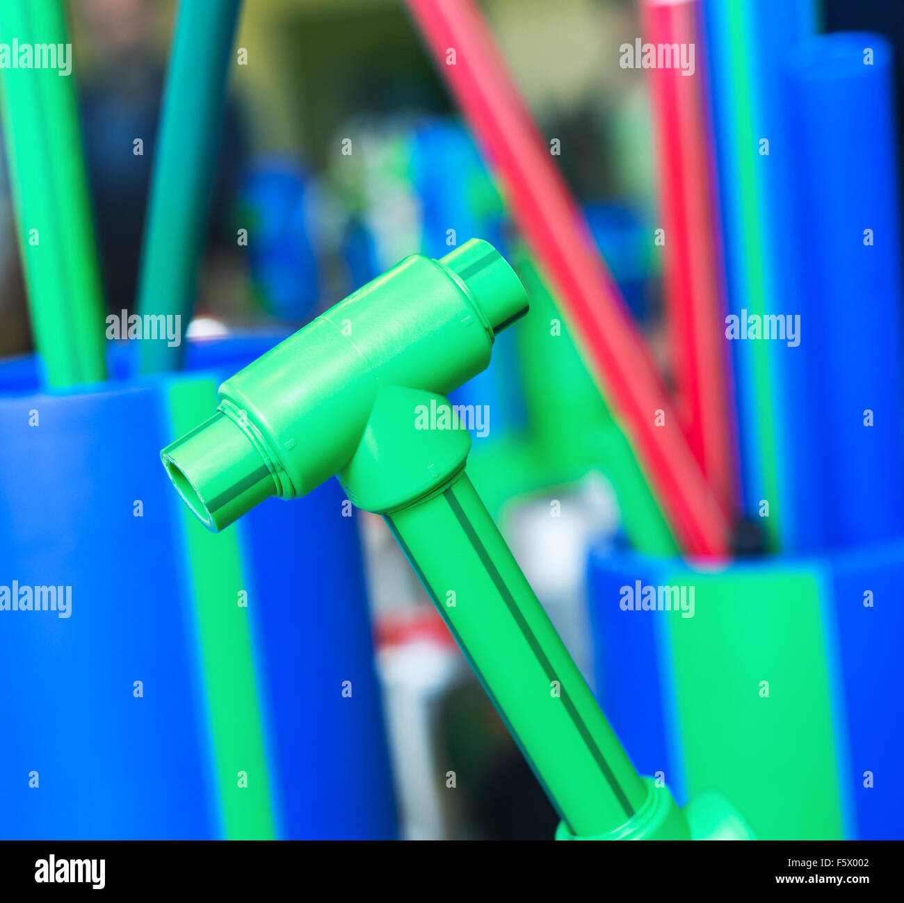 Samples of polymer pipes and fittings Stock Photo - Alamy