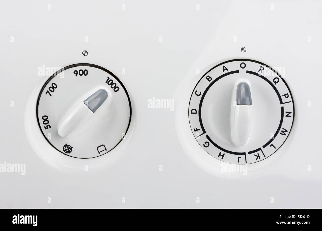 Control panel of a washing machine Stock Photo - Alamy