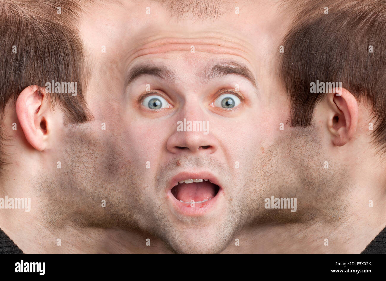 Frightened man hi-res stock photography and images - Alamy
