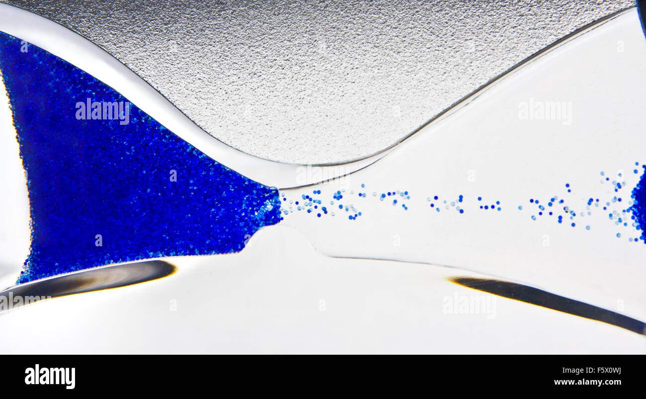 Hourglass blue hi-res stock photography and images - Alamy