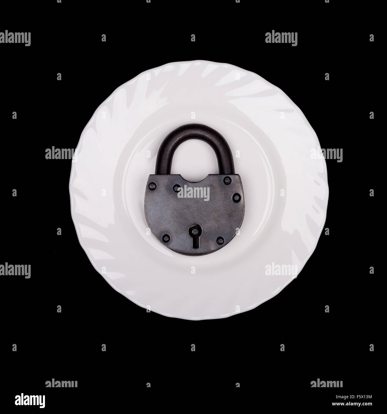 Top view plate finished hi-res stock photography and images - Alamy