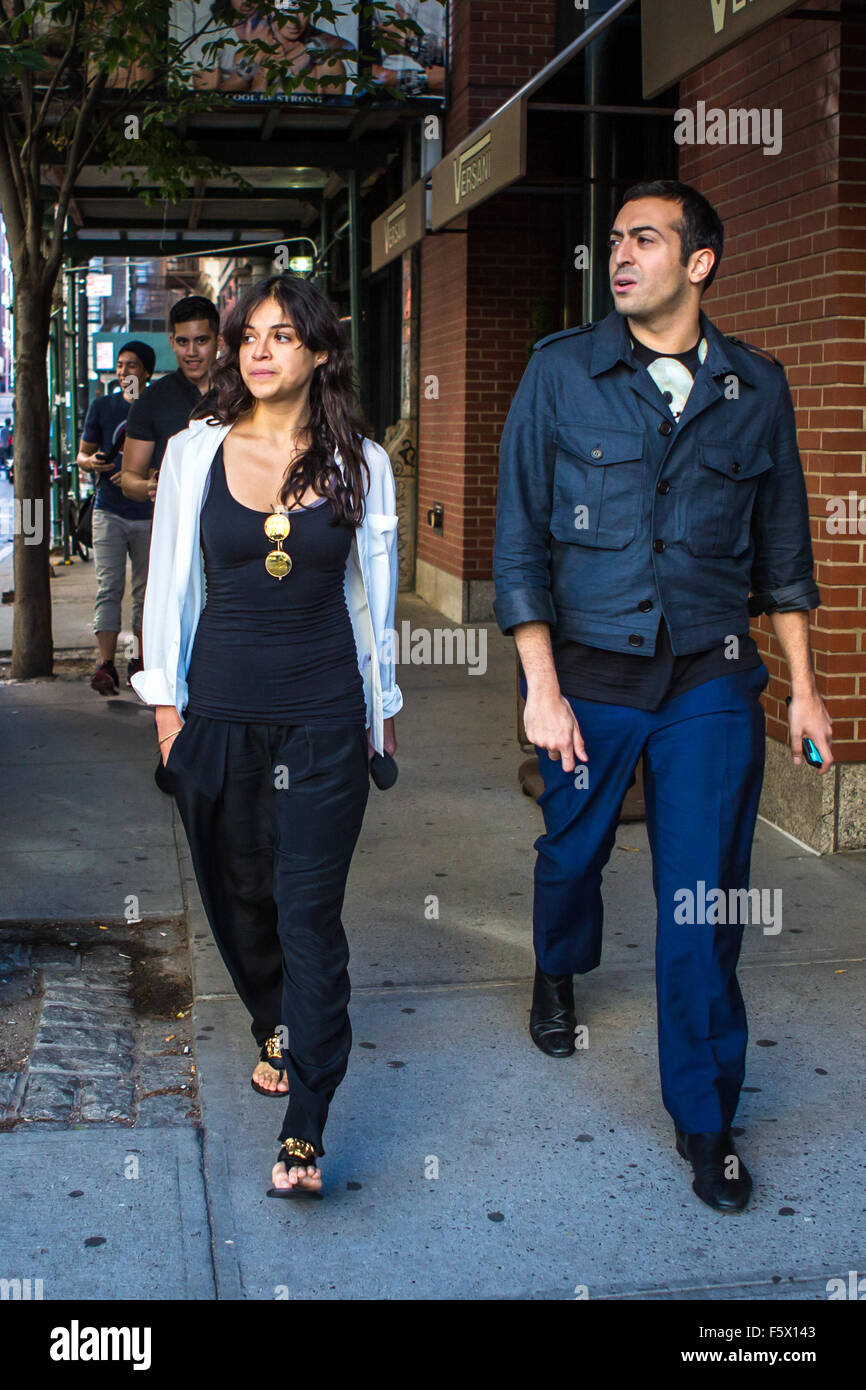 Michelle Rodriguez out and about in Soho with a male companion ...