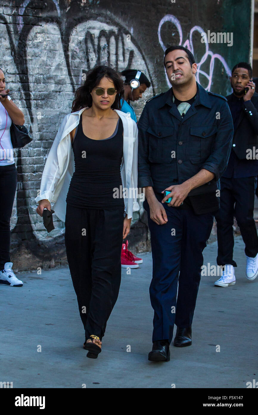 Michelle Rodriguez out and about in Soho with a male companion ...