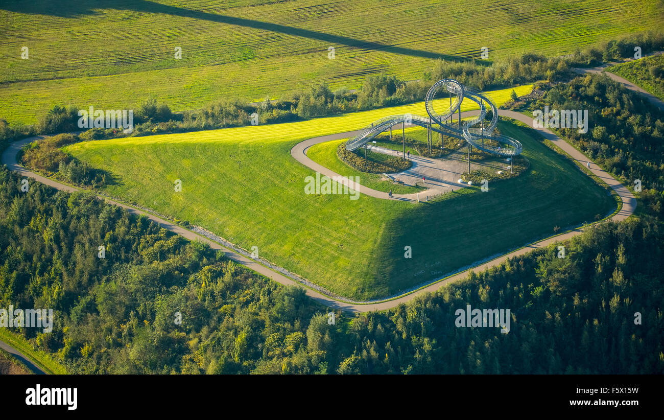 Tiger turtle magic mountain landmark on heap in duisburg huckingen hi ...
