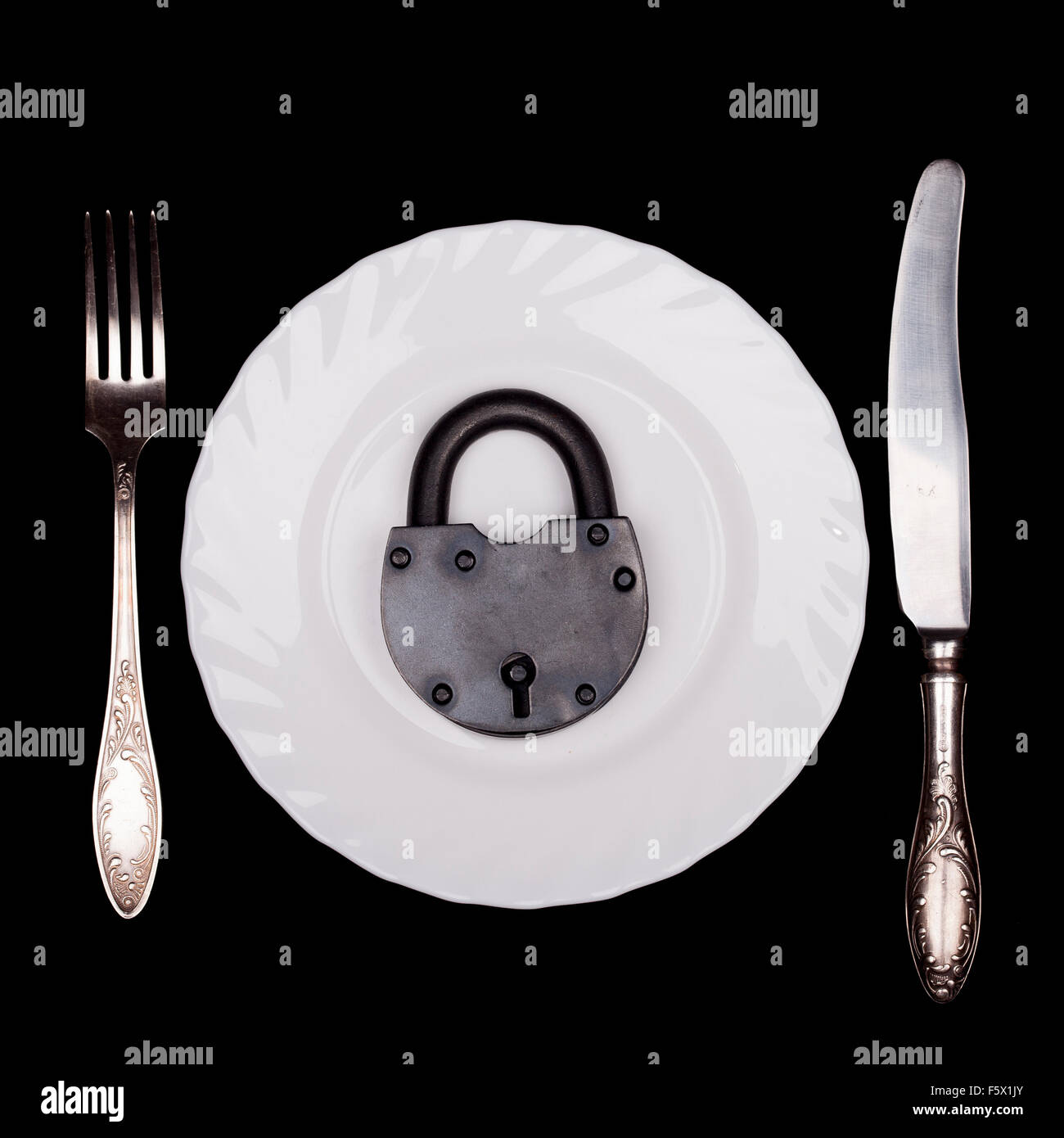 Top view plate finished hi-res stock photography and images - Alamy