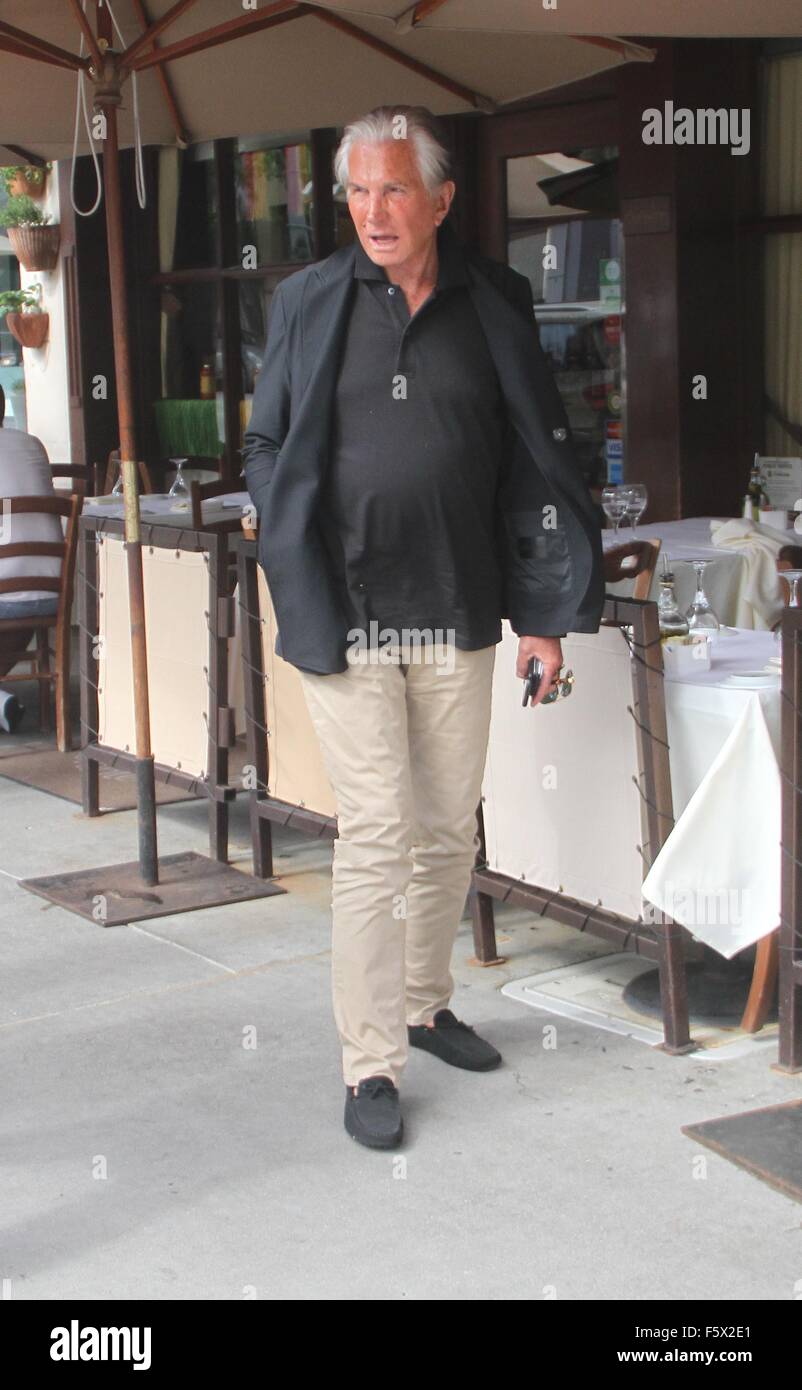 George Hamilton has lunch in Beverly Hills Featuring: George Hamilton ...