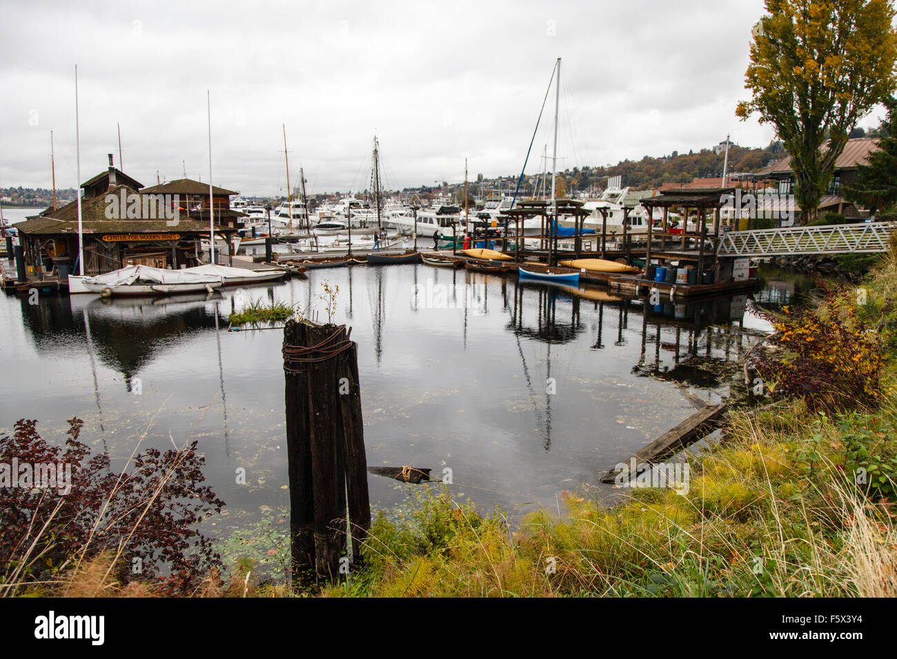 The Center for Wooden Boats, Seattle Washington USA Stock Photo - Alamy