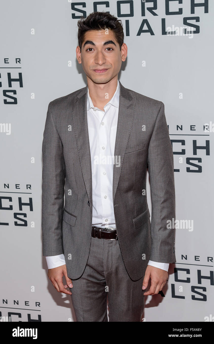 New York premiere of 'Maze Runner: The Scorch Trials' held at Regal E ...
