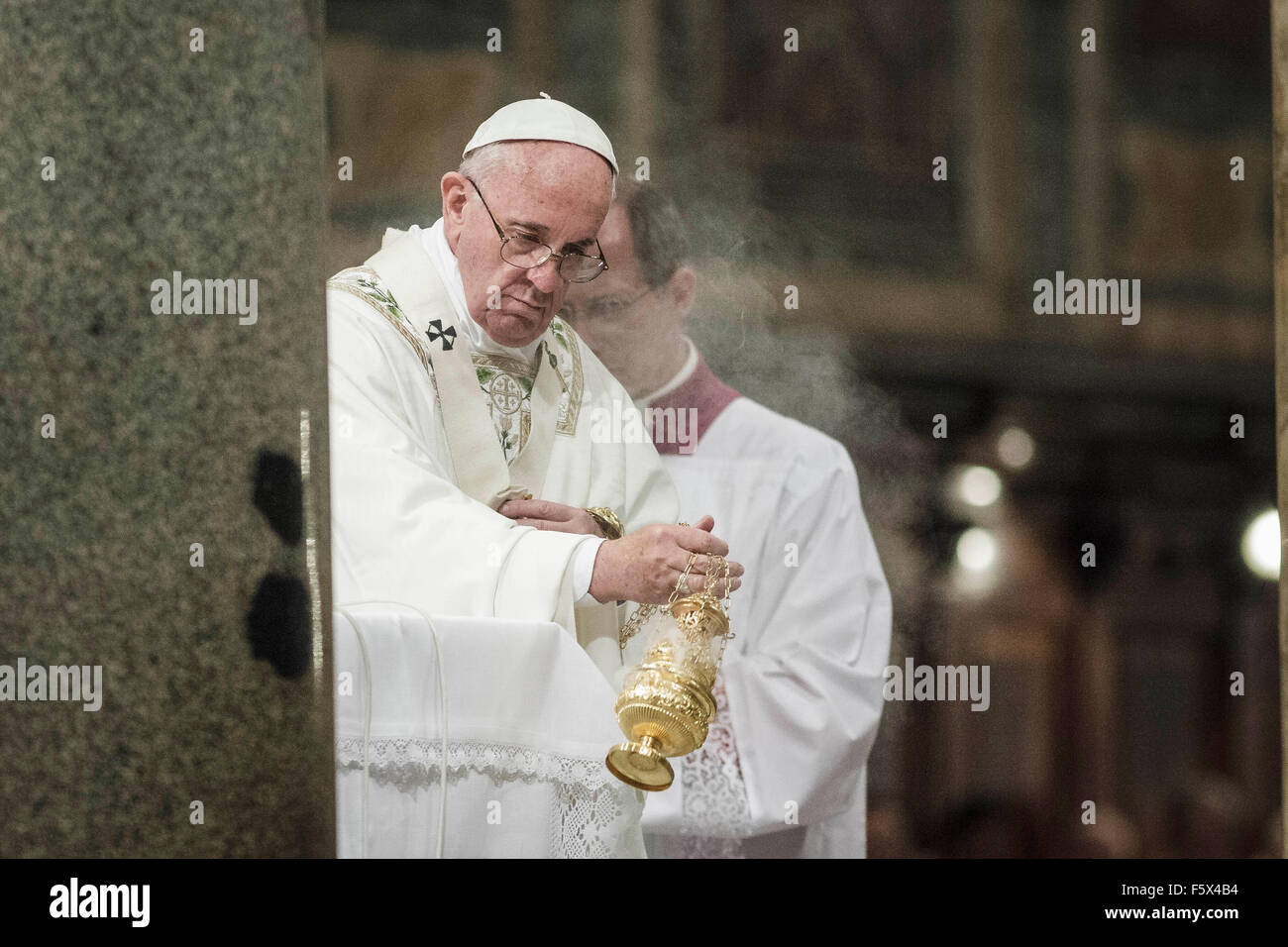 Rome, Italy. 09th Nov, 2015. Pope Francis attends an Episcopal ...