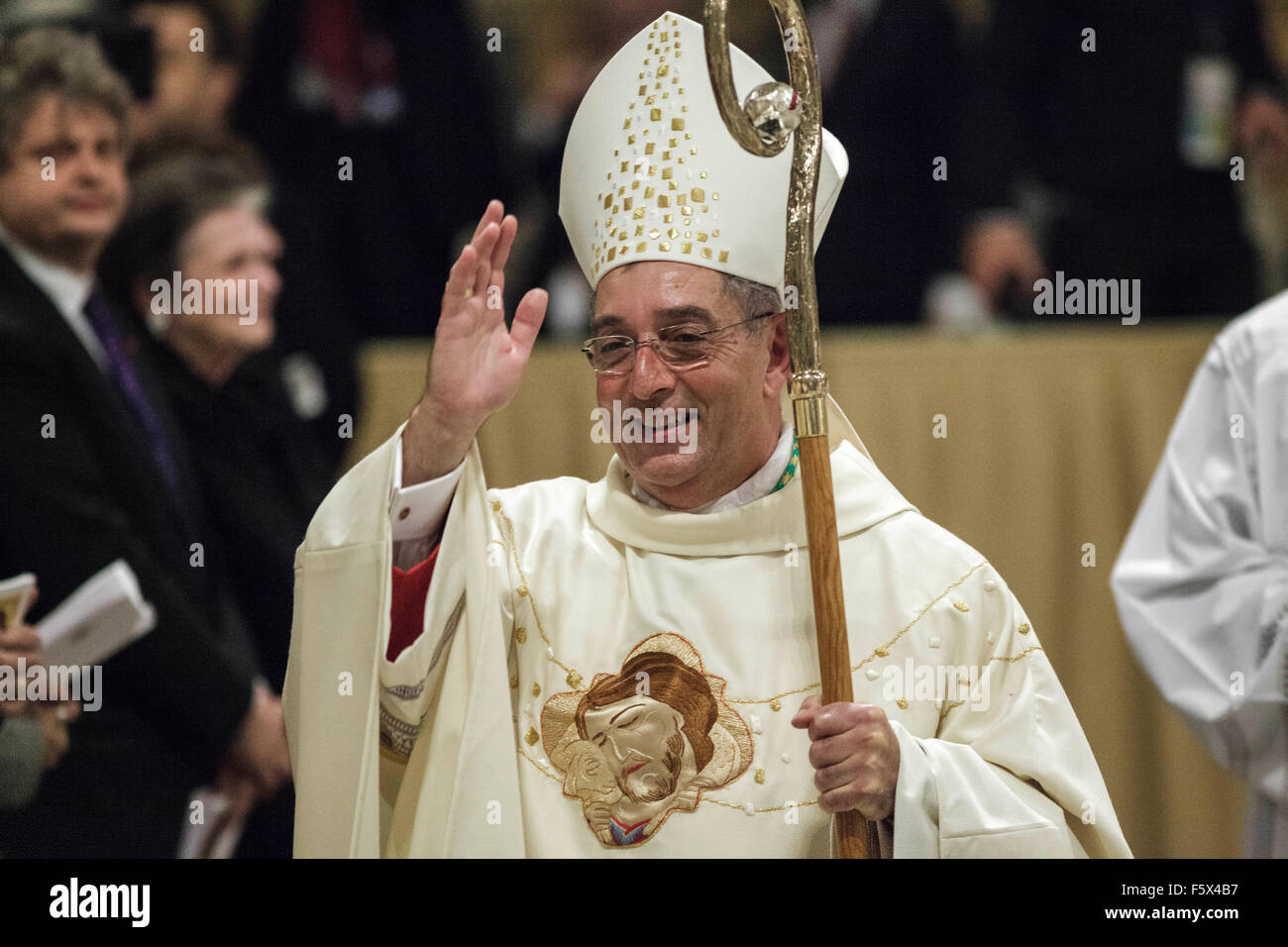 Rome, Italy. 09th Nov, 2015. Msgr. Angelo De Donatis of the clergy of ...