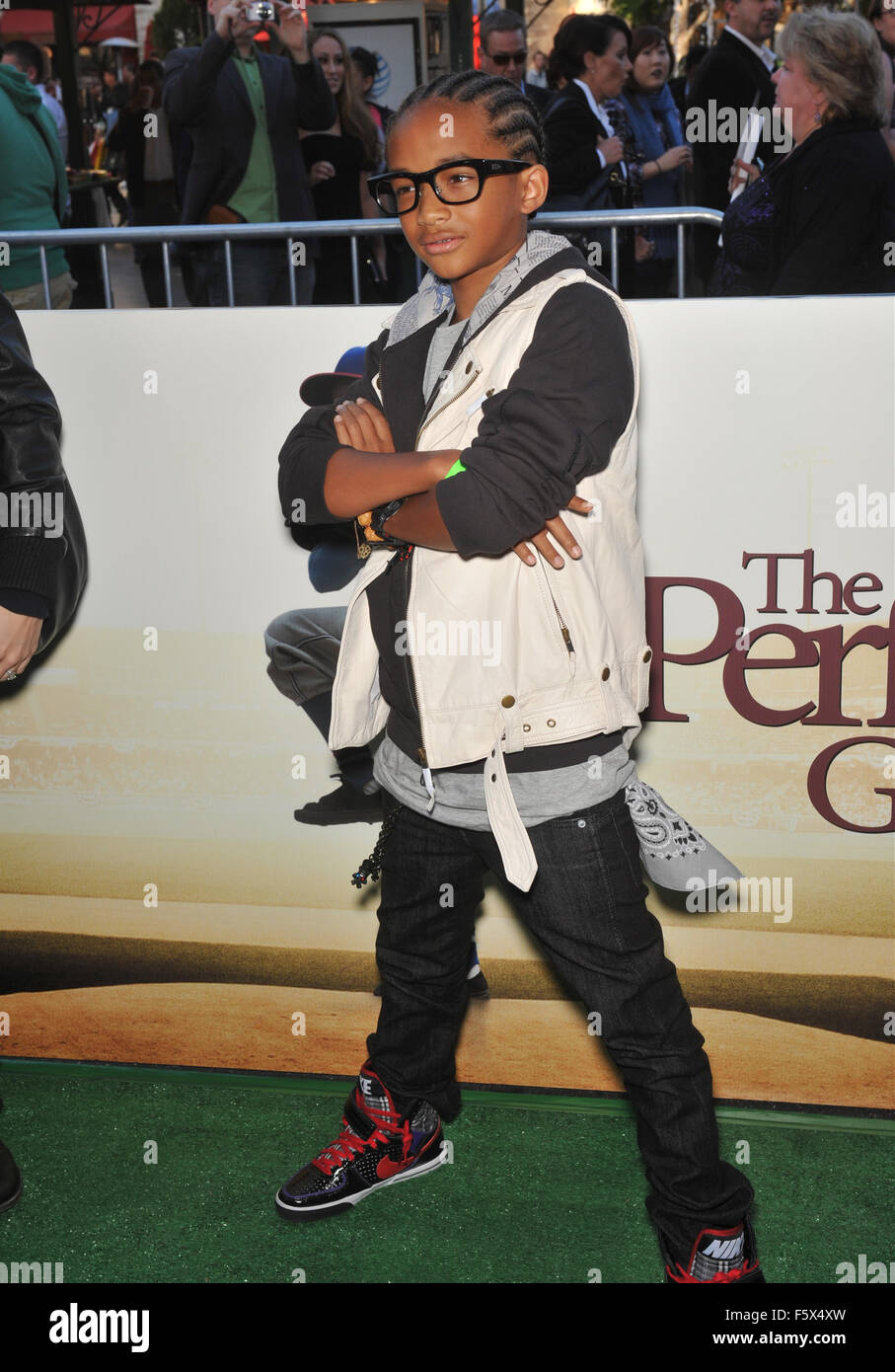 LOS ANGELES, CA - APRIL 5, 2010: Jaden Smith (son of Will Smith & Jada ...