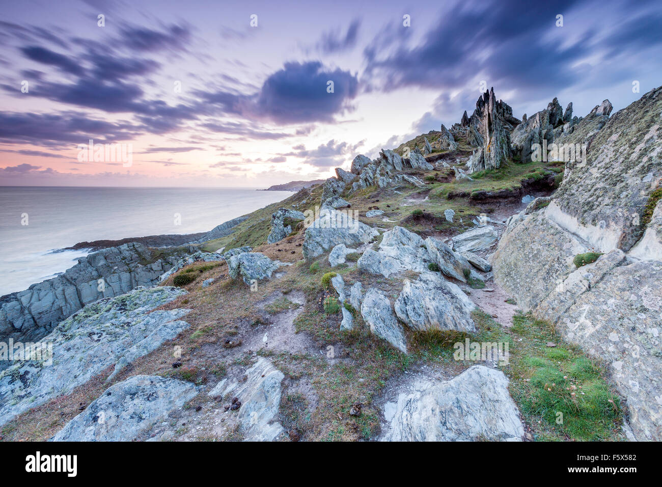 Morte Point, Mortehoe, North Devon, England, United Kungdom, Europe ...