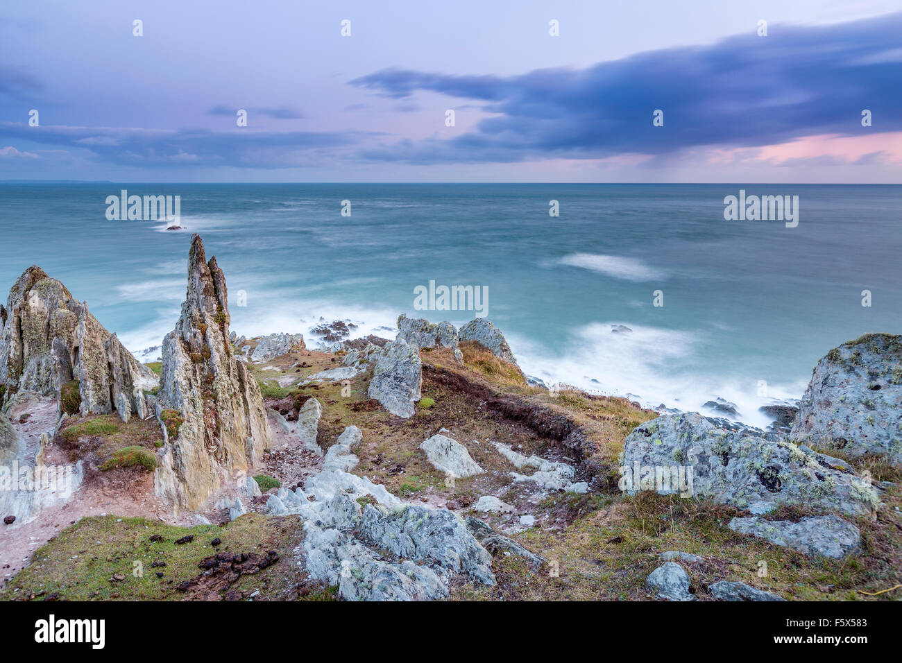 Morte Point, Mortehoe, North Devon, England, United Kungdom, Europe ...