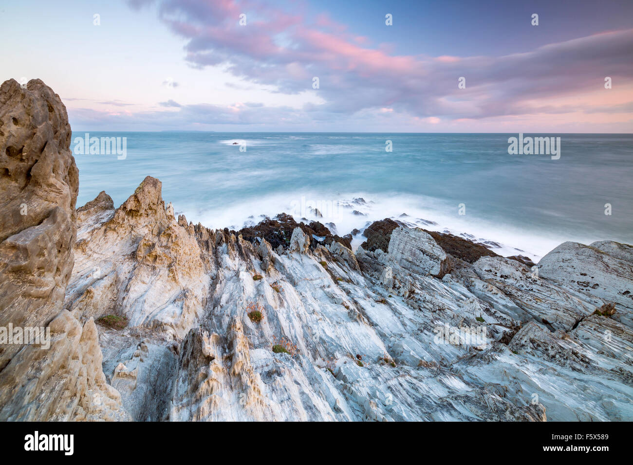 Morte Point, Mortehoe, North Devon, England, United Kungdom, Europe ...
