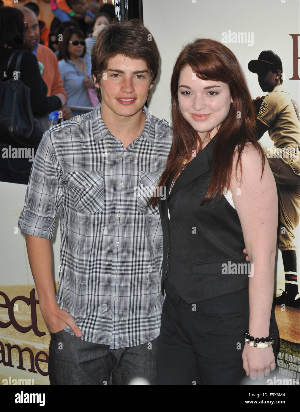 LOS ANGELES, CA - APRIL 5, 2010: Jennifer Stone & Gregg Sulkin at the ...