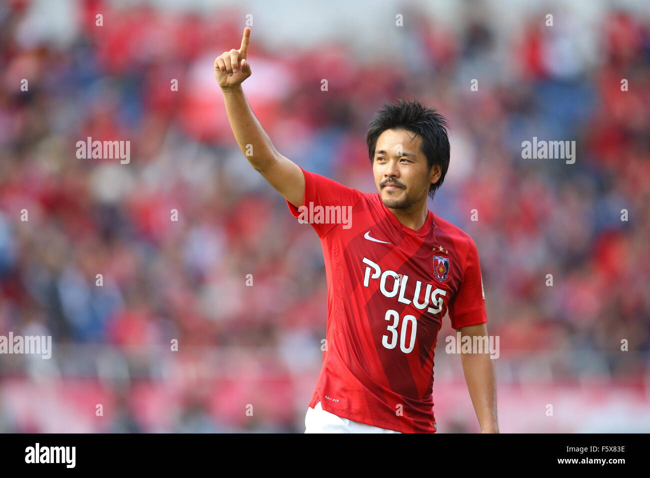 Saitama, Japan. 7th Nov, 2015. Shinzo Koroki (Reds) Football/Soccer ...