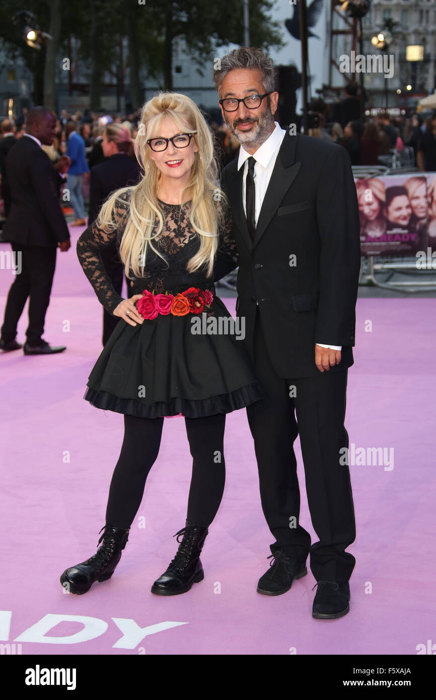 Miss You Already premiere - Arrivals Featuring: David Baddiel, Morweena ...