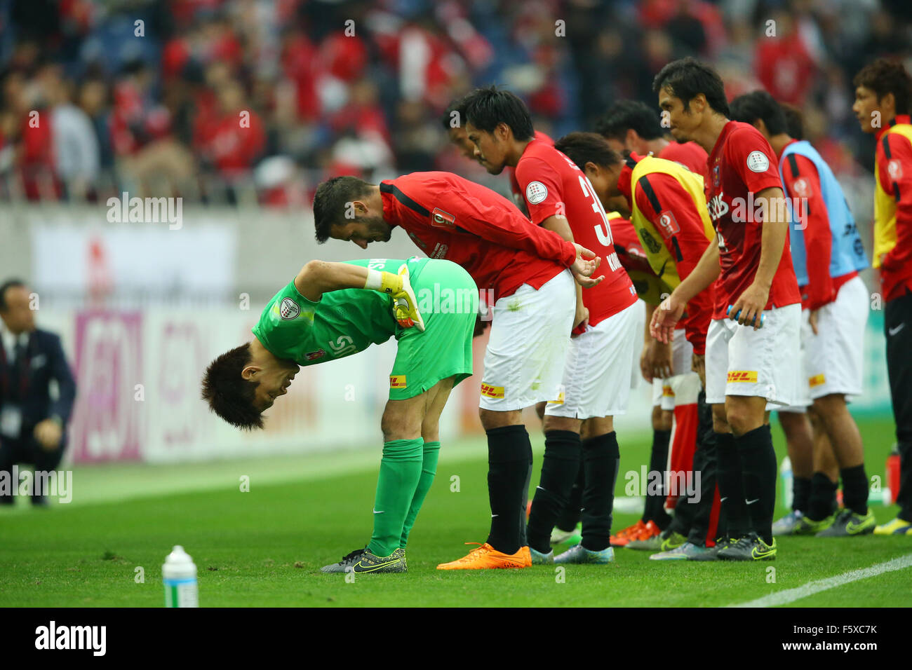 Saitama, Japan. 7th Nov, 2015. Urawa Reds team group Football/Soccer ...