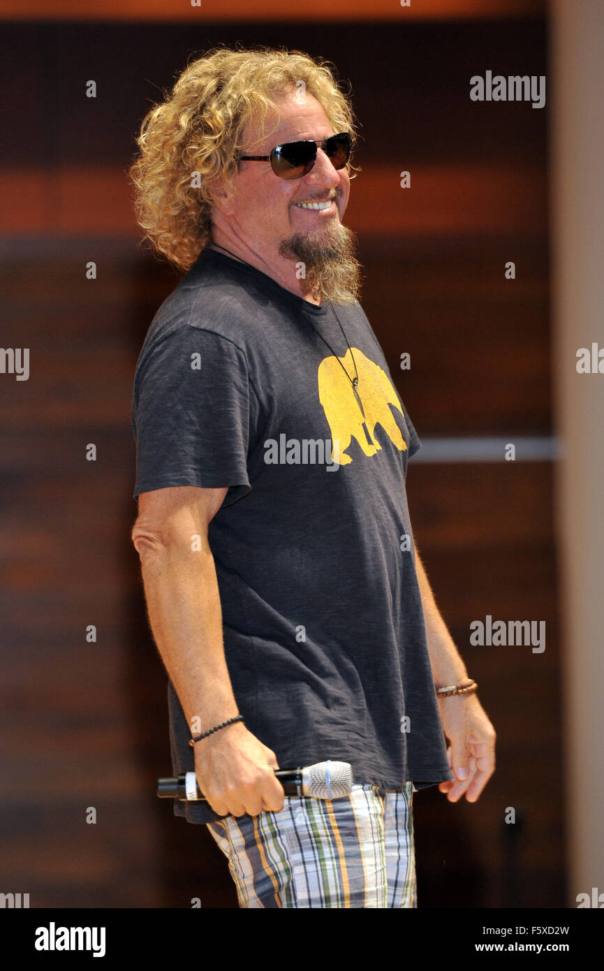 Sammy Hagar signs copies of his book "Are We Having Any Fun Yet?" at ...