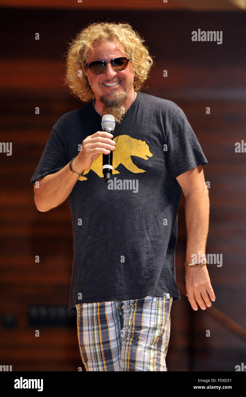 Sammy Hagar signs copies of his book "Are We Having Any Fun Yet?" at ...