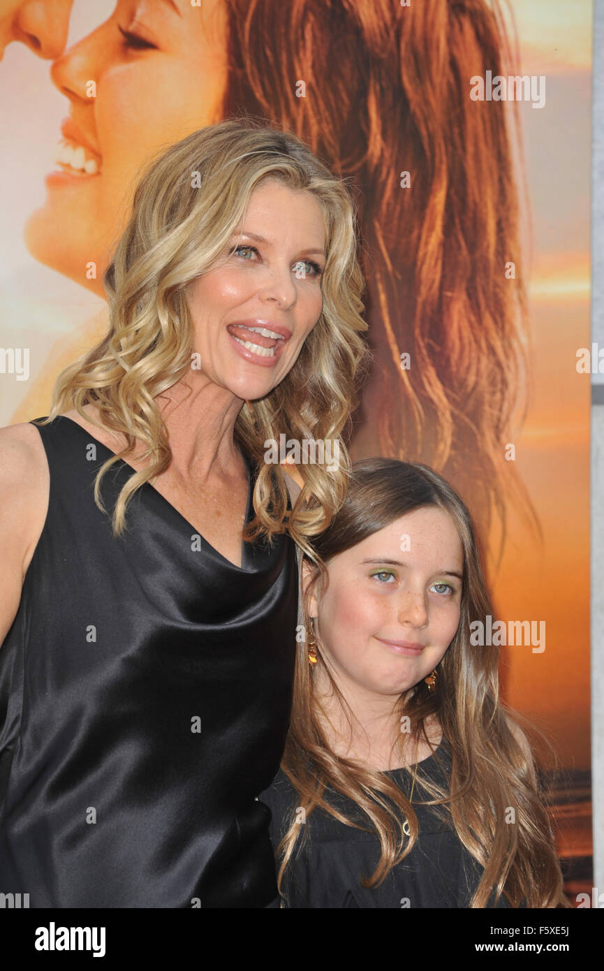 LOS ANGELES, CA - MARCH 25, 2010: Kate Vernon & daughter at the world ...