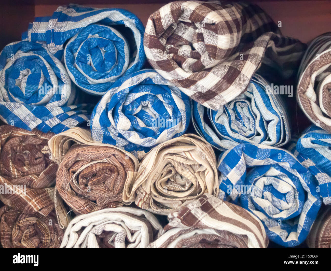 Local woven fabric products, Thailand Stock Photo - Alamy