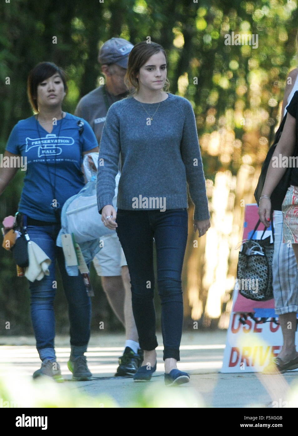 Emma Watson and Tom Hanks on the set of 'The Circle' currently filming ...