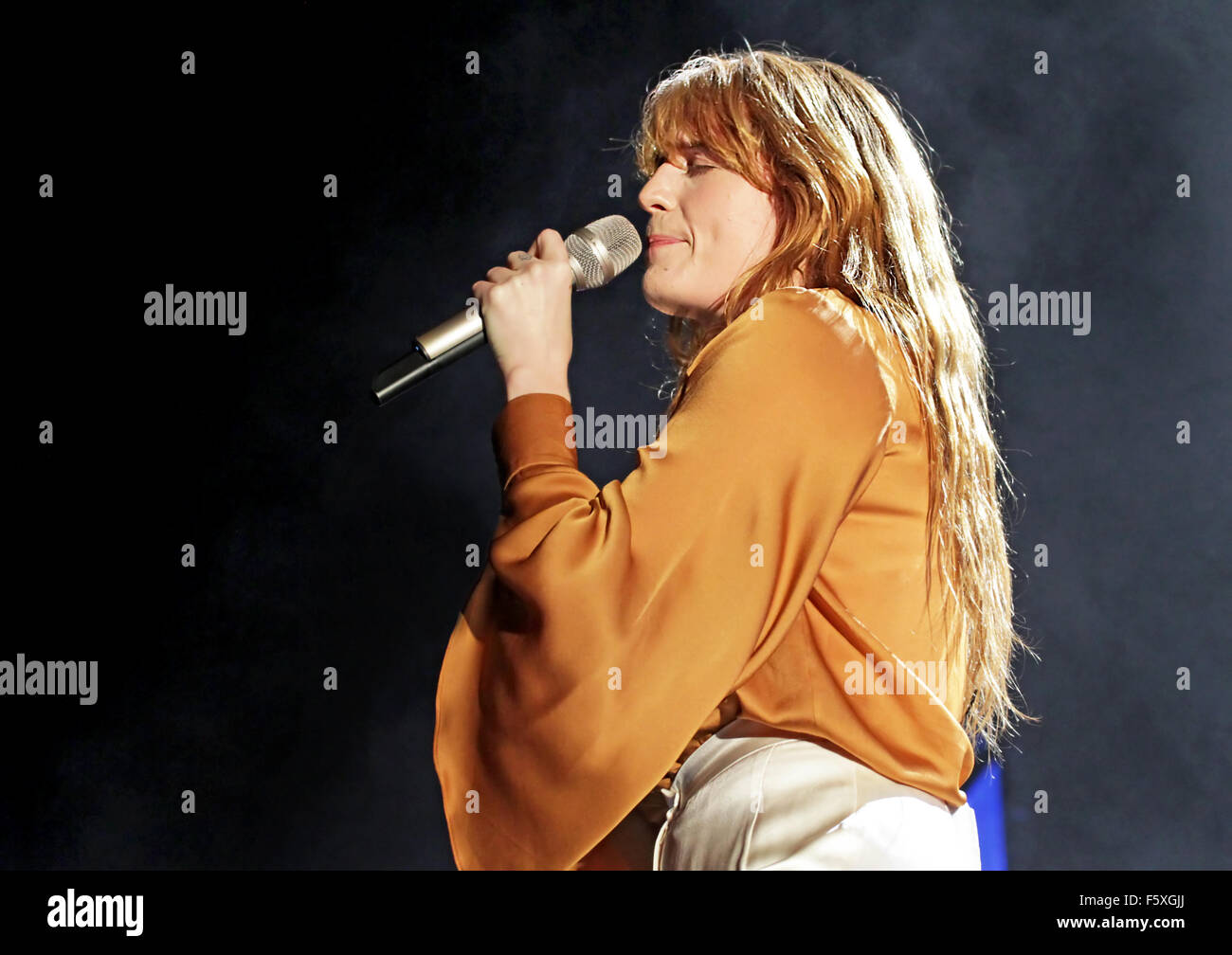Florence + the Machine perform at Manchester Arena Featuring: Florence ...