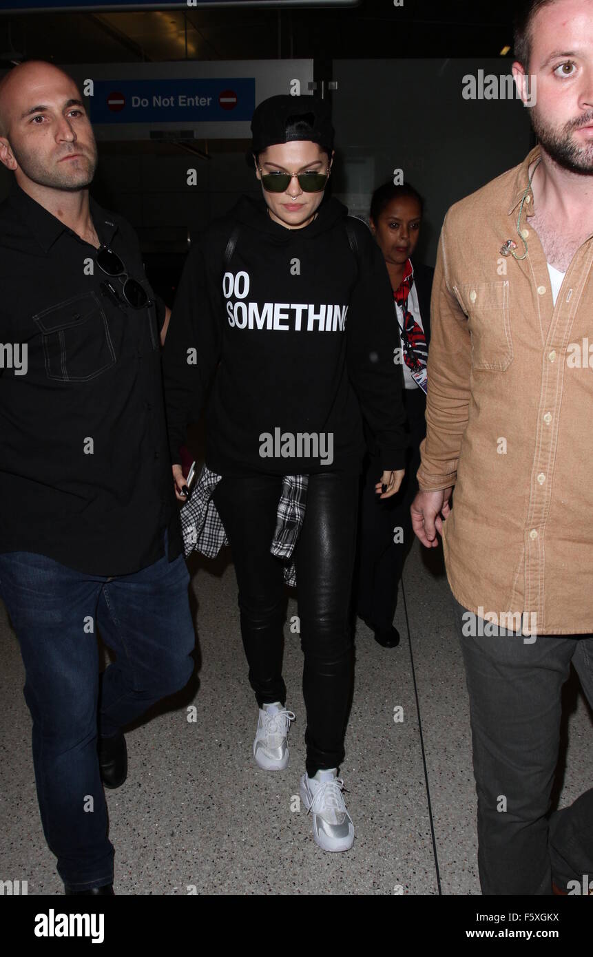 Jessie J arrives at Los Angeles International Airport (LAX) Featuring ...