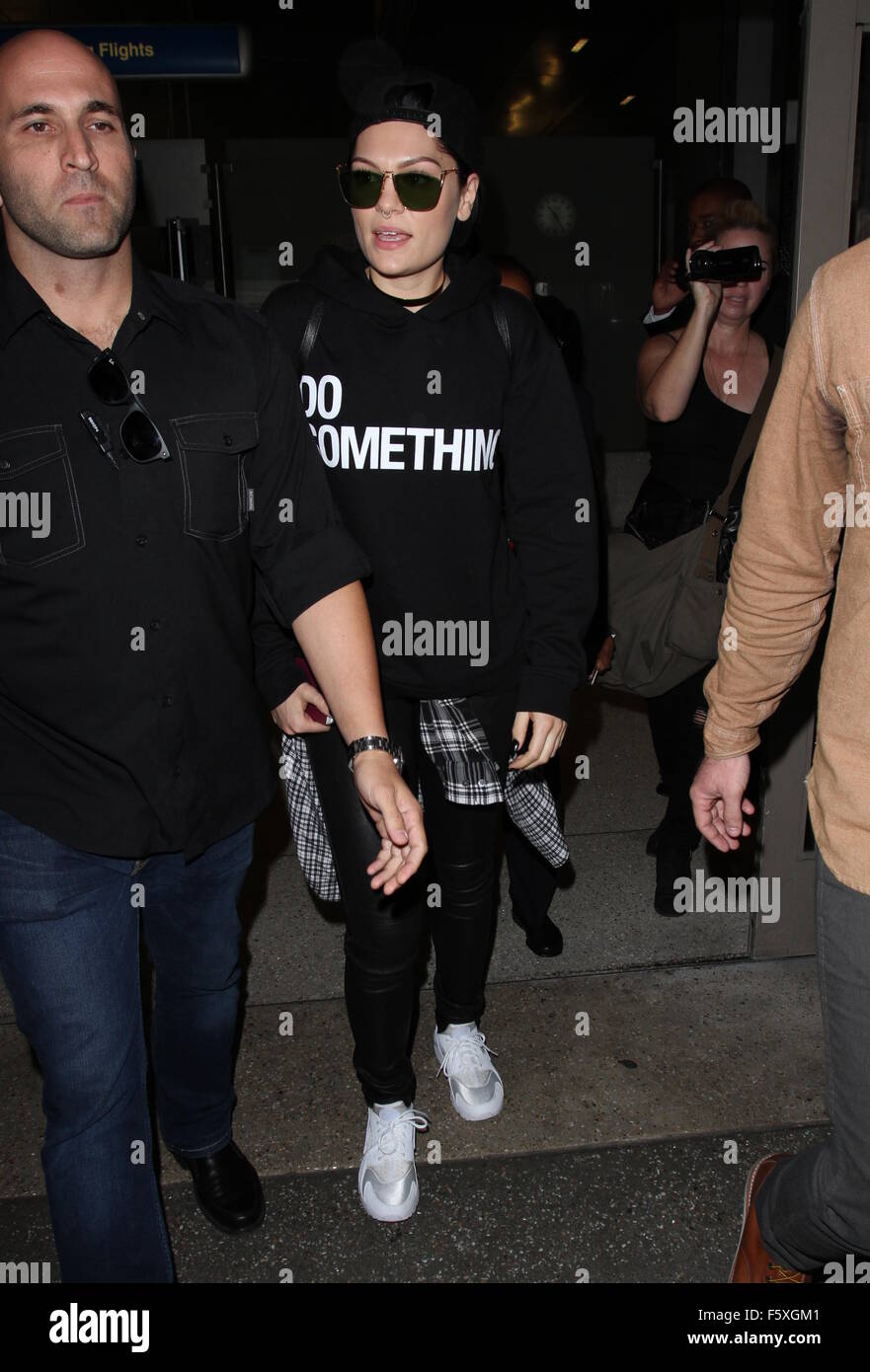 Jessie J arrives at Los Angeles International Airport (LAX) Featuring ...