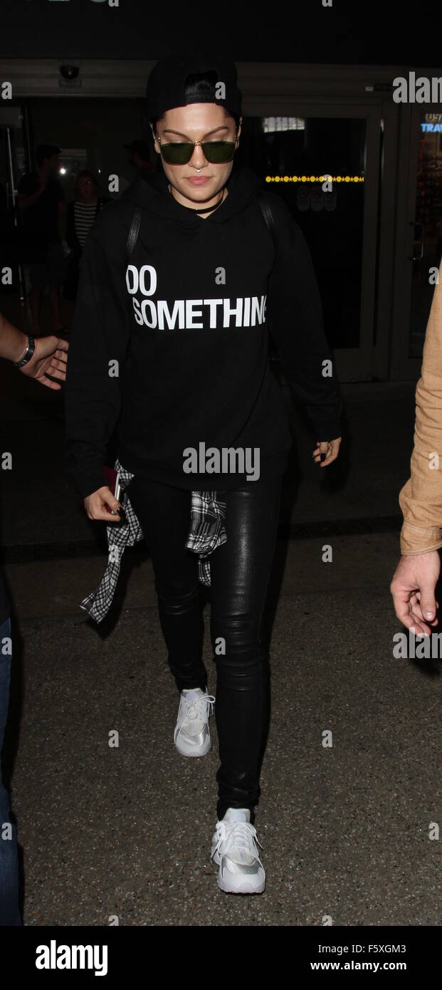 Jessie J arrives at Los Angeles International Airport (LAX) Featuring ...