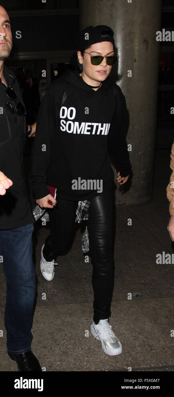 Jessie J arrives at Los Angeles International Airport (LAX) Featuring ...