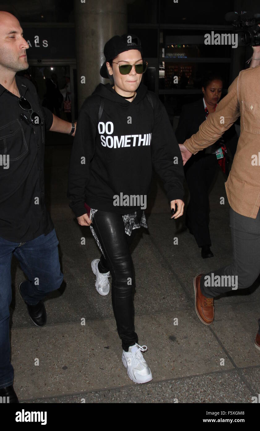 Jessie J arrives at Los Angeles International Airport (LAX) Featuring ...