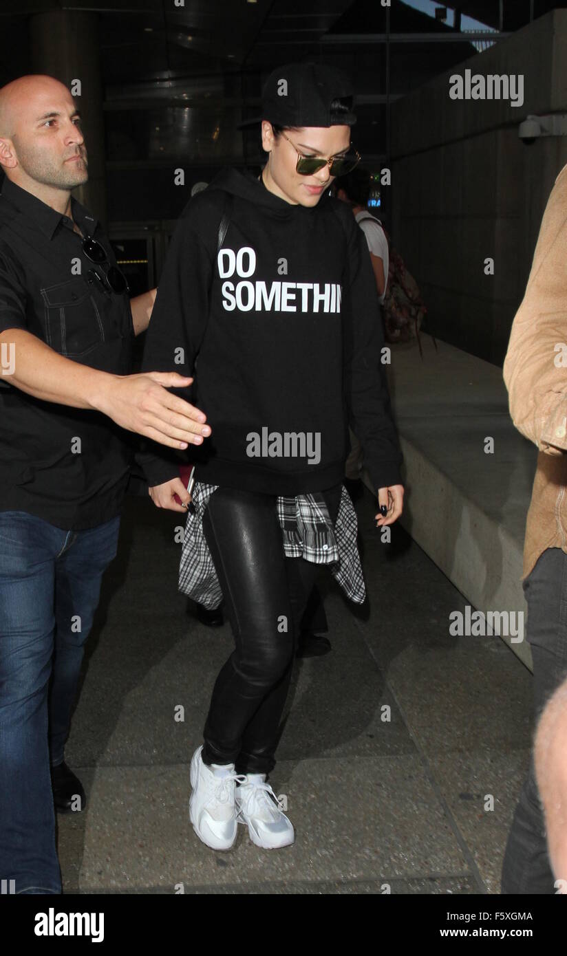 Jessie J arrives at Los Angeles International Airport (LAX) Featuring ...